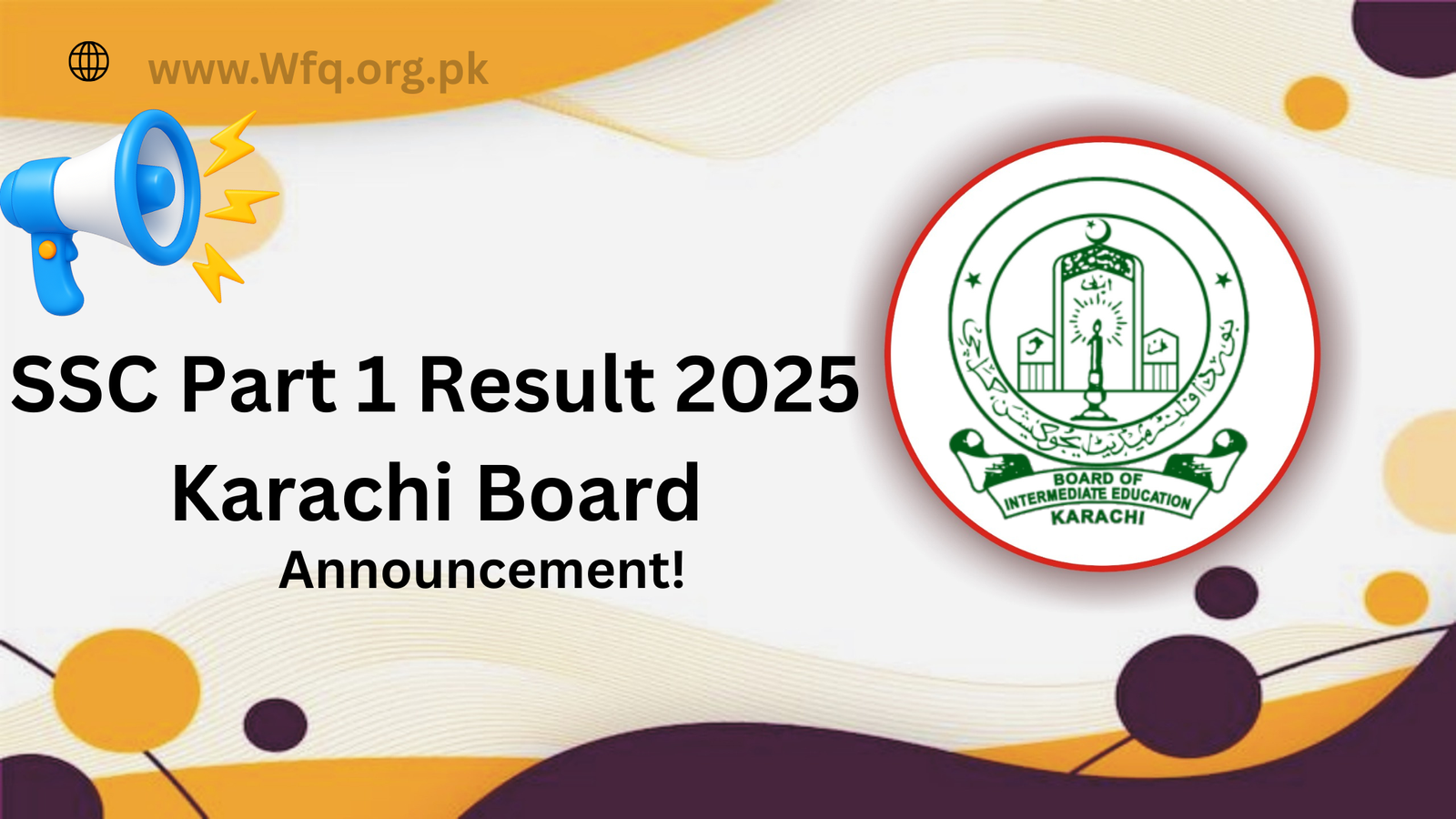 SSC Part 1 Result 2025 Karachi Board Science Group | bsek.edu.pk